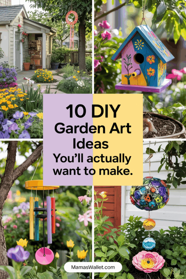 10 Easy DIY Garden Art Ideas That Add Personality To Your Outdoor Space ...