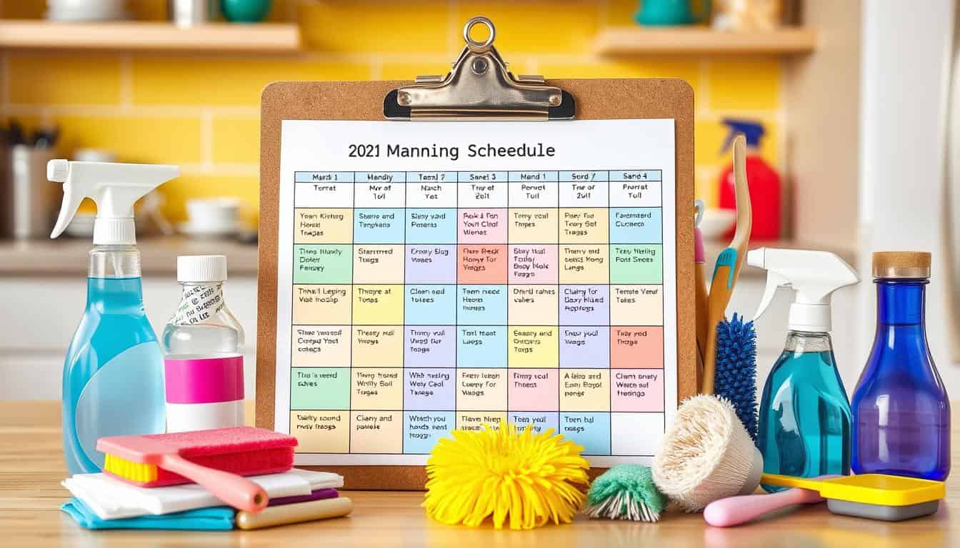 6 Quick Ways To Build An Effective Monthly Cleaning Schedule