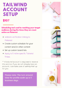 Tailwind Account Set Up | Mamas Wallet