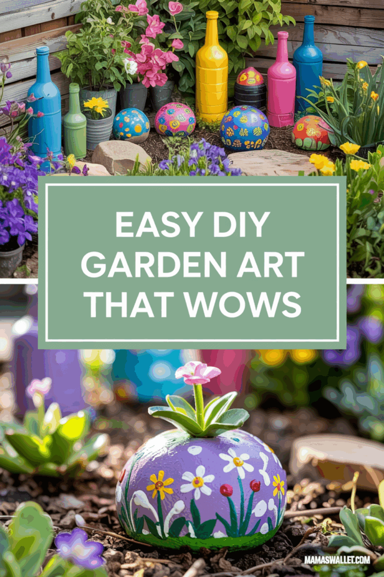 10 Easy DIY Garden Art Ideas That Add Personality To Your Outdoor Space ...