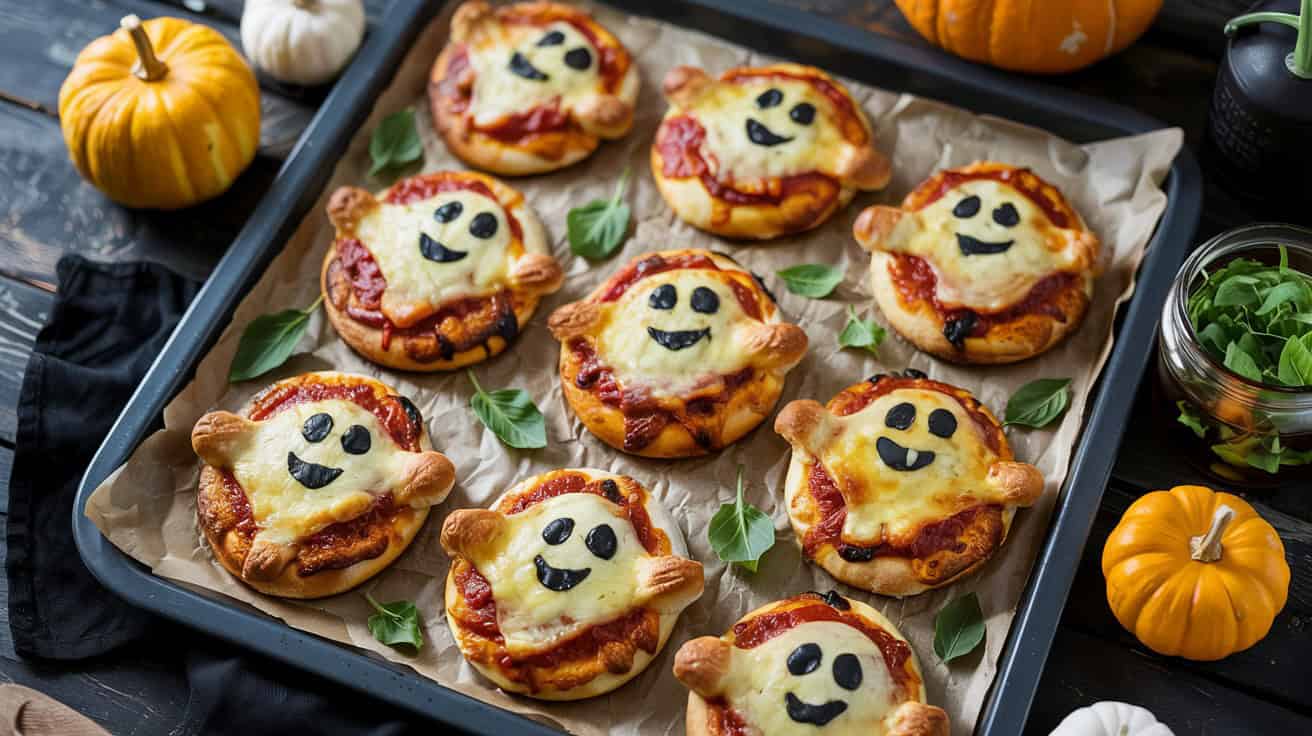 Budget-Friendly Ghost Pizza Snacks Kids Will Love